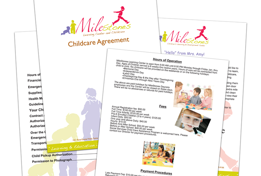 Milestones Learning Center & Childcare | Elle Designs